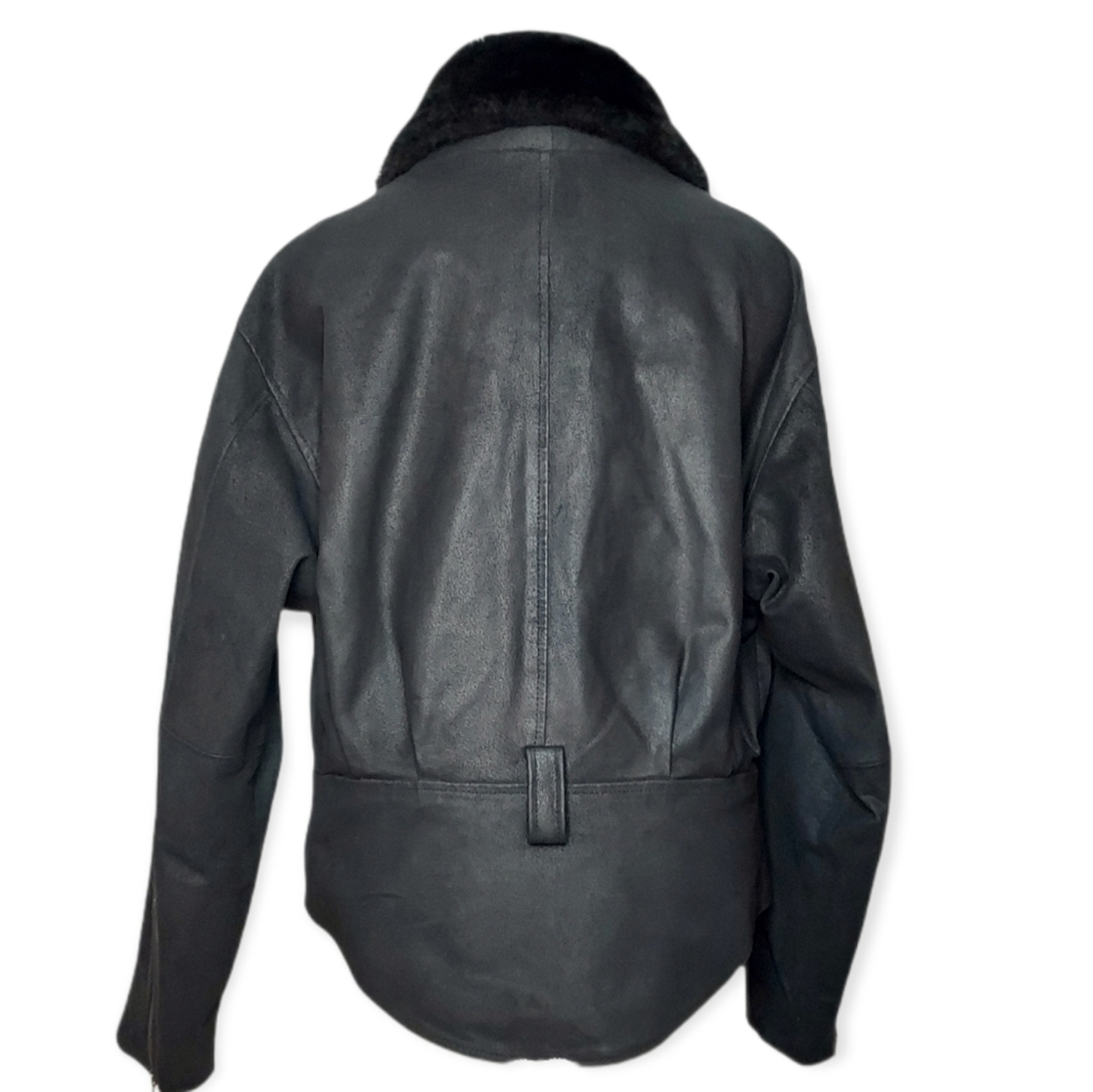 Avanti Country Club Vintage Leather Bomber Jacket Wit… - Gem